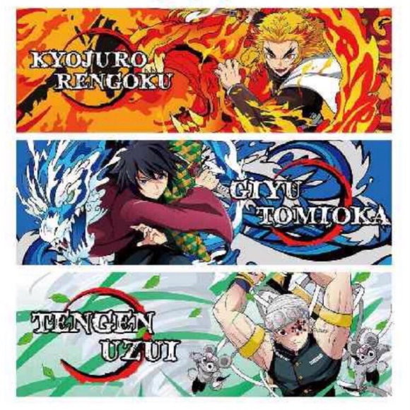 Art | Demon Slayer Kyojuro Rengoku Giyu Tomioka And Tengen Uzui Decal ...